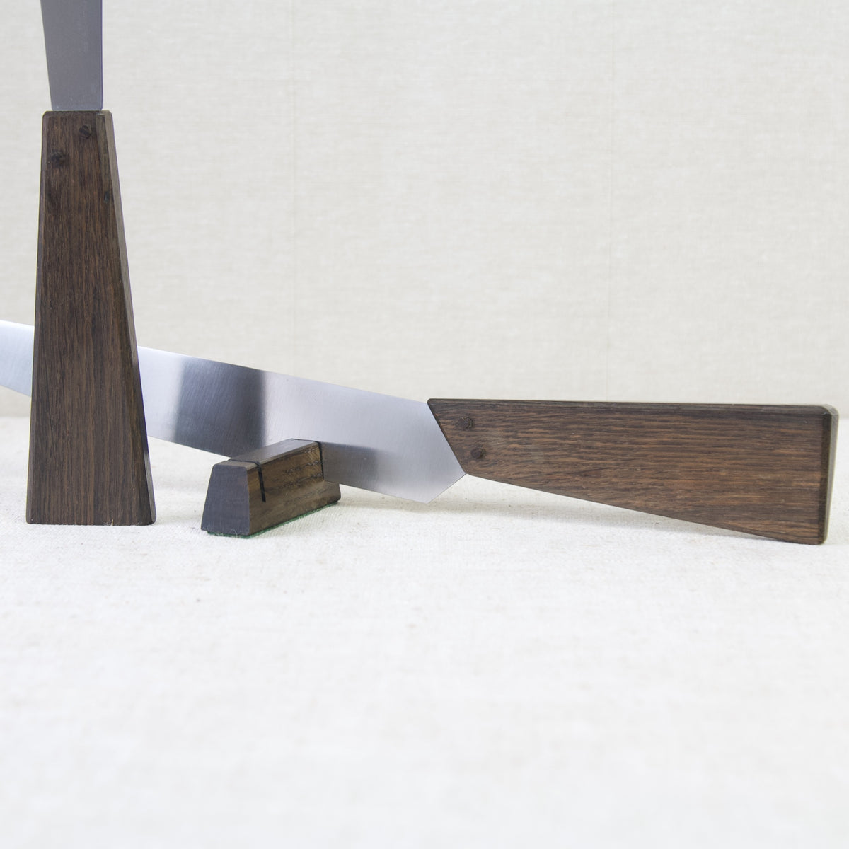 Tapio Wirkkala Special ed. ‘Finnpoint’ Carving Set in C17th Black Oak ...